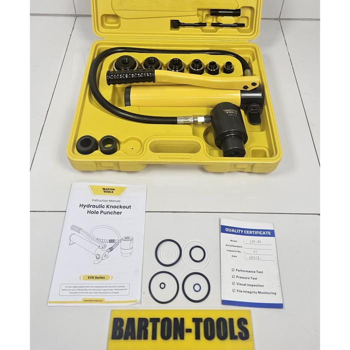 Jual 63-114mm 3.5mm Hydraulic Hole Punch SYK-15 BARTON Punching ...