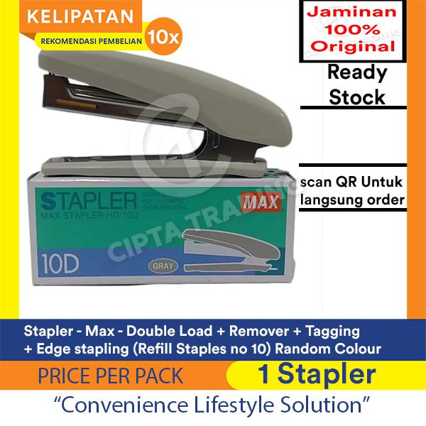 Promo Stapler - MAX - Double load Stapler + Remover with Tagging & Edge ...
