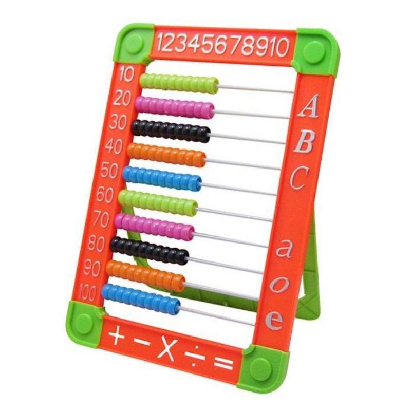 Ready Stock Colorful Beads Abacus Early Learning Toys Arithmetic ...