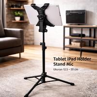 Jual Stand Tripod Besi Tablet HP Holder Stand Kamera Lampu LED Ring ...
