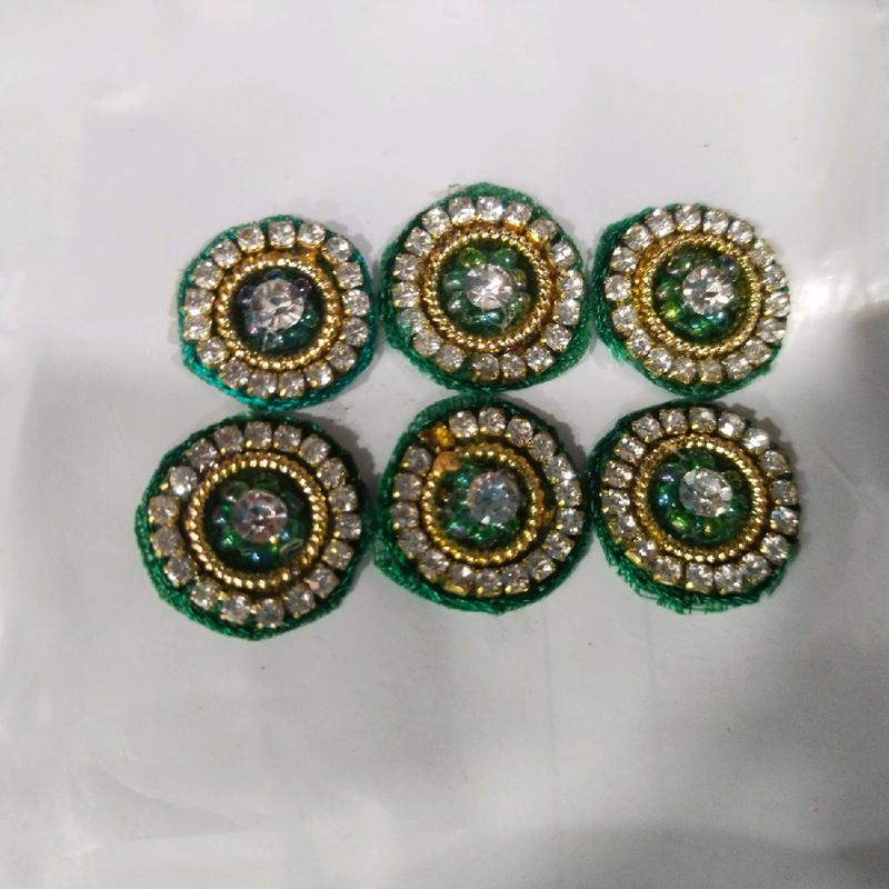 aari work stone (A23) round shape - TikTok Shop Malaysia