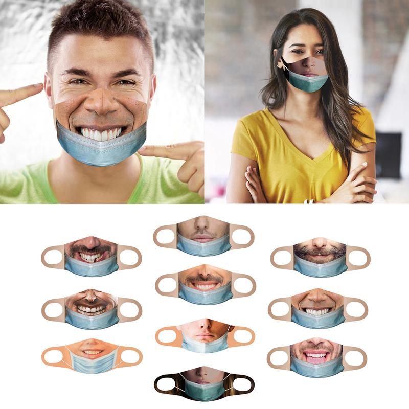 New Creativity Bandit Prank Face Mask Washable Reusable Masque - TikTok ...