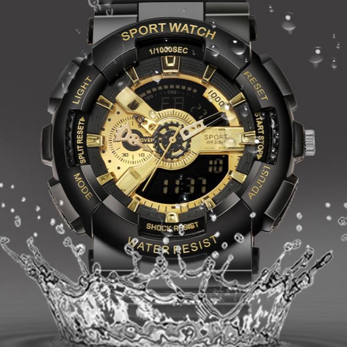 Jam Tangan Sukan Kalis Air Berkilau, Untuk Lelaki, Fesyen, Jam - TikTok ...