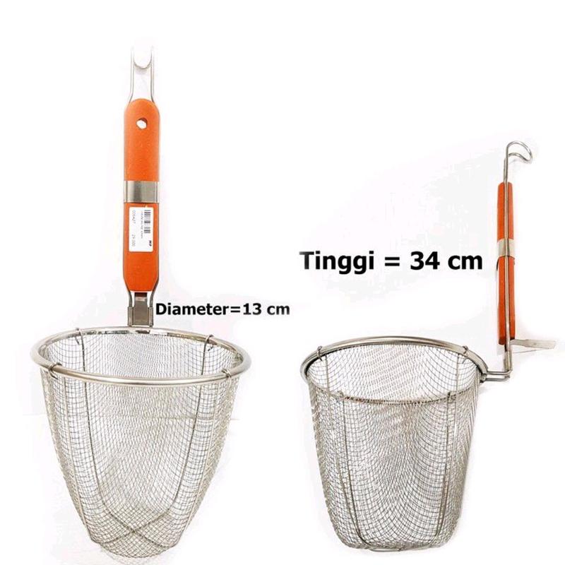 SARINGAN MIE KOCOK / saringan mie ayam bakmie ramen pasta stainless ...