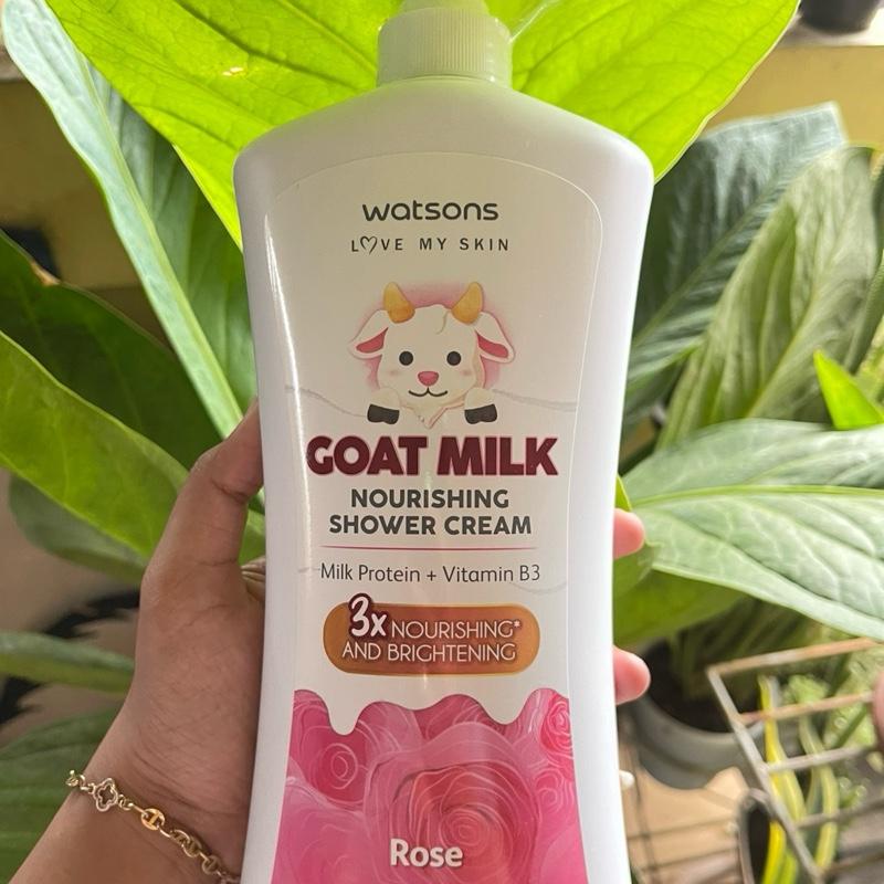 Sabun watsons goat milk nourishing shower cream rose - Shop | Tokopedia
