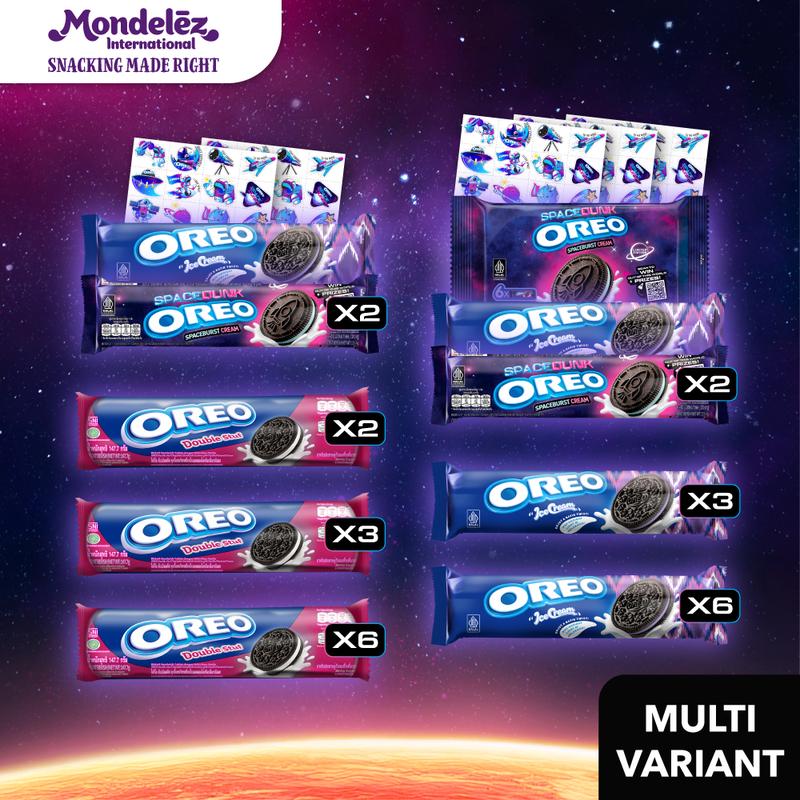 [SPECIAL PRICE] Oreo Biskuit Berry Ice 119.6g / Double Stuf 131.1g ...