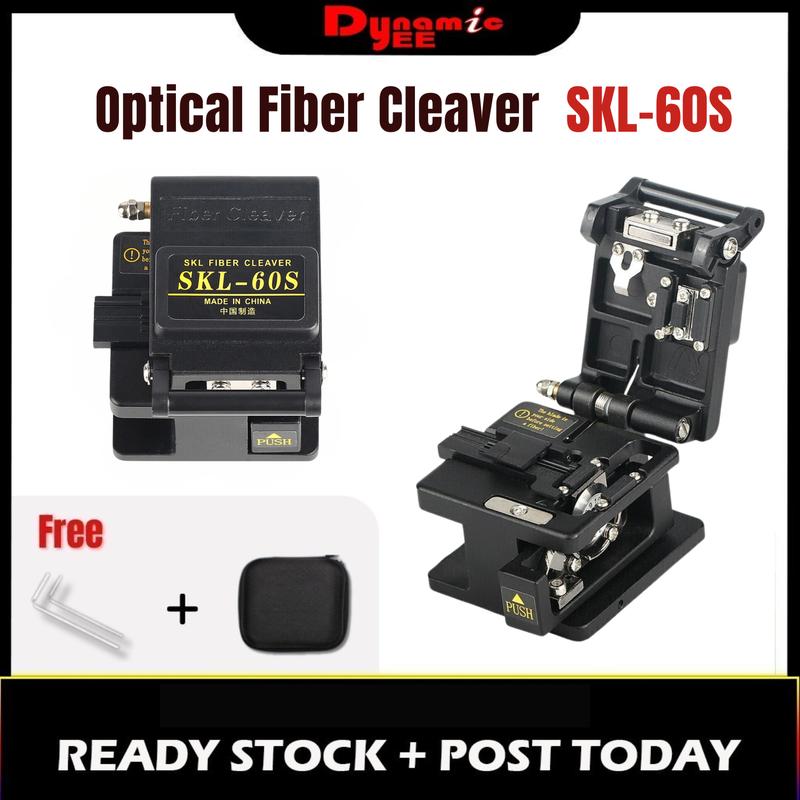 SKL-60S High Precision Fiber Cutter Rubber-Covered Cleaver CV601 ...