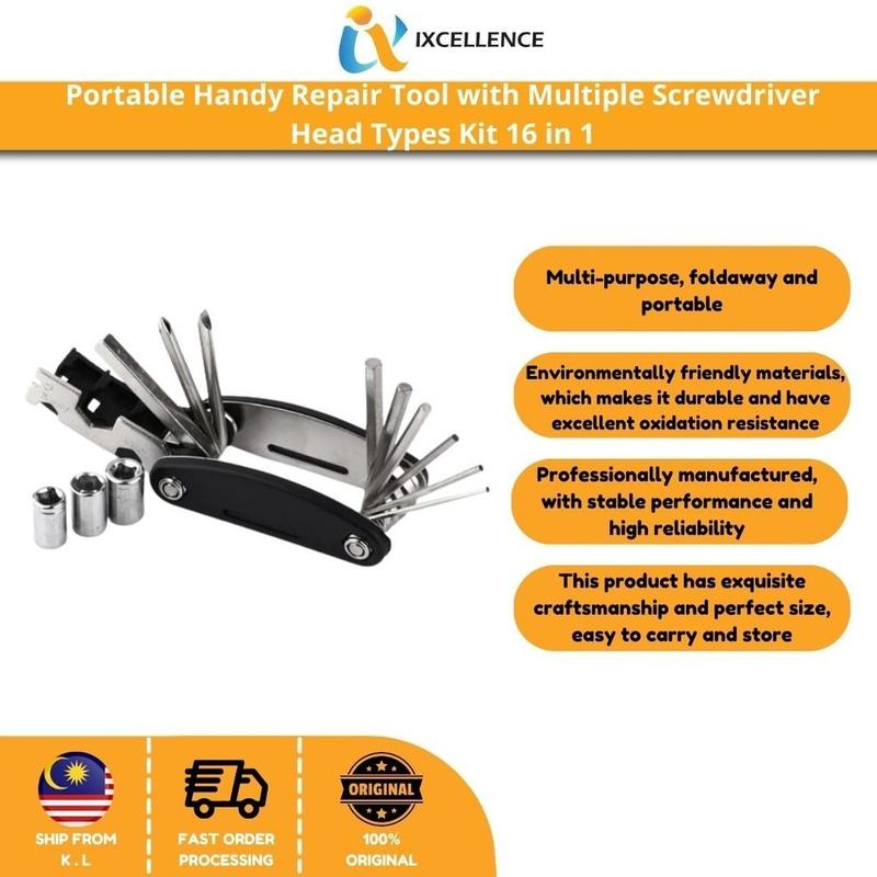 [IX] Portable Handy Repair Tool with Multiple Screwdriver Head - TikTok ...