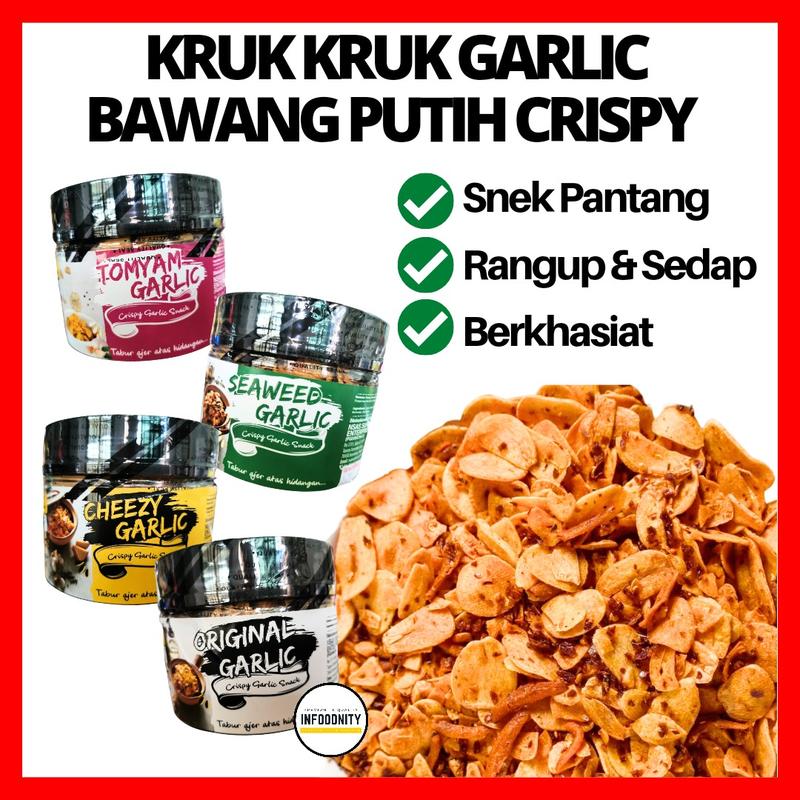 KrukKruk Garlic Bawang Putih Goreng Crispy Food Snacks - TikTok Shop ...