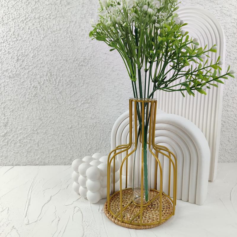 Vas Bunga BESI termasuk tabung KACA - Vas Bunga Minimalis - Vas - Shop ...