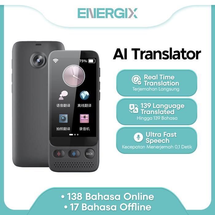 Promo smart language translation device alat terjemah berbagai bahasa ...