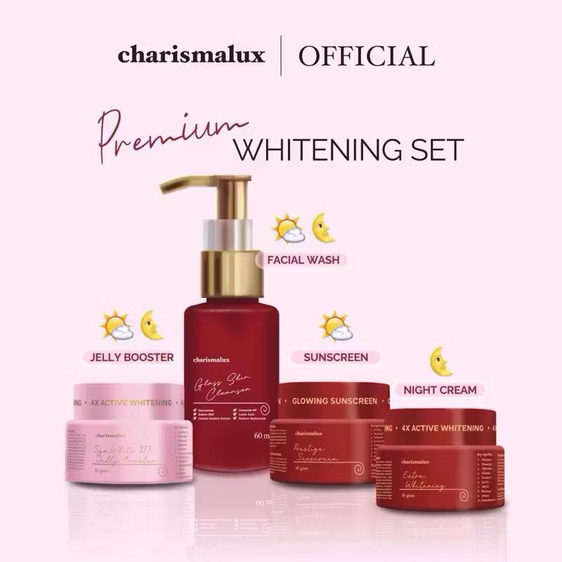 CHARISMALUX PREMIUM WHITENING SET GRADE A - Paket Pencerah Wajah - Shop ...