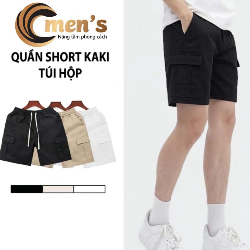 Quần short nam túi hộp Cmen's chất liệu Kaki phong cách cá tinh ...