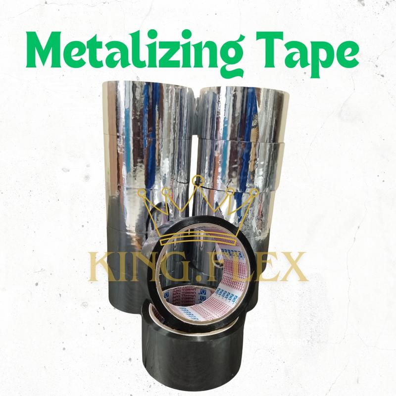 Lakban Metalizing Tape Aluminium Foil Duct Tape - Shop | Tokopedia