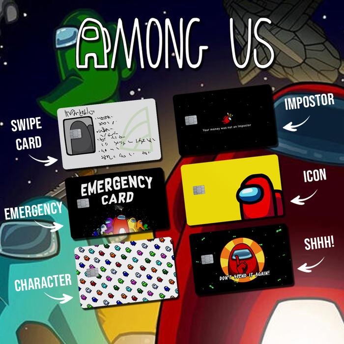 Jual AMONG US | Skin/Sticker Kartu ATM - Character, Chip - Jakarta ...