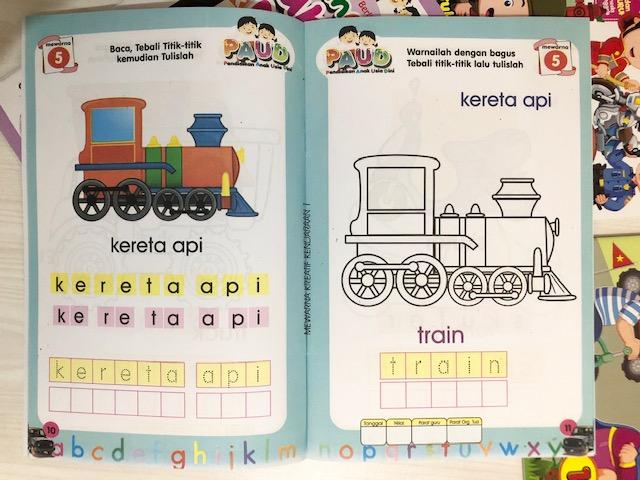 Buku Mewarnai Kreatif dengan Contoh Dua Bahasa untuk PAUD da - Shop ...
