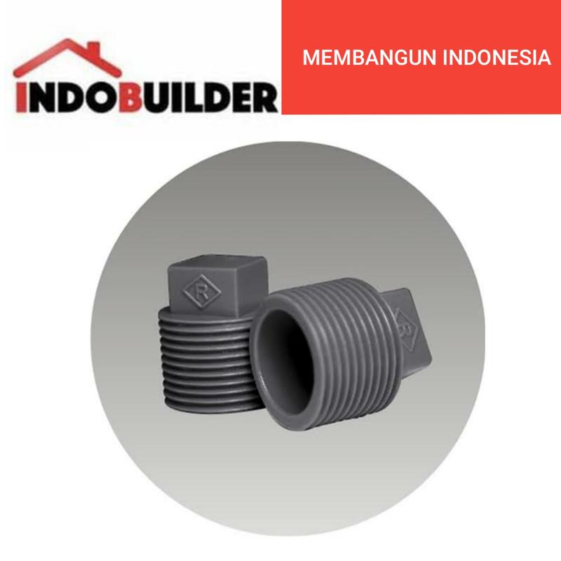PLUG PVC 1/2 INCH / DOP DRAT LUAR - Shop | Tokopedia