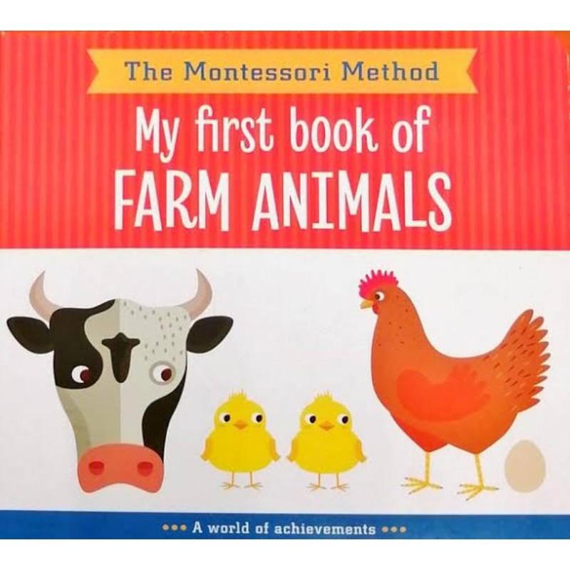 The Montessori Method: My First Book of Farm Animals - Shop | Tokopedia