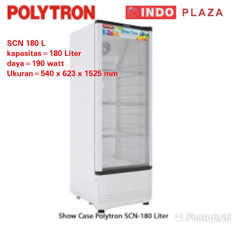 Showcase 3 rak 180 Liter POLYTRON SCN 180L - Shop | Tokopedia
