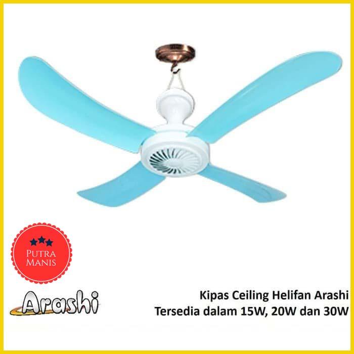 Kipas angin Atap plafon Ceiling Fan gantung 4 Baling dinding - Shop ...