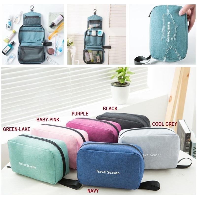 Tas kosmetik dan alat mandi waterproof / TRAVEL SEASON toiletry - Shop ...
