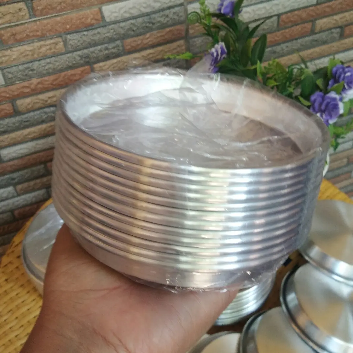 loyang pizza mini ukuran 12 cm 1 lusin isi 12 pcs - Shop | Tokopedia