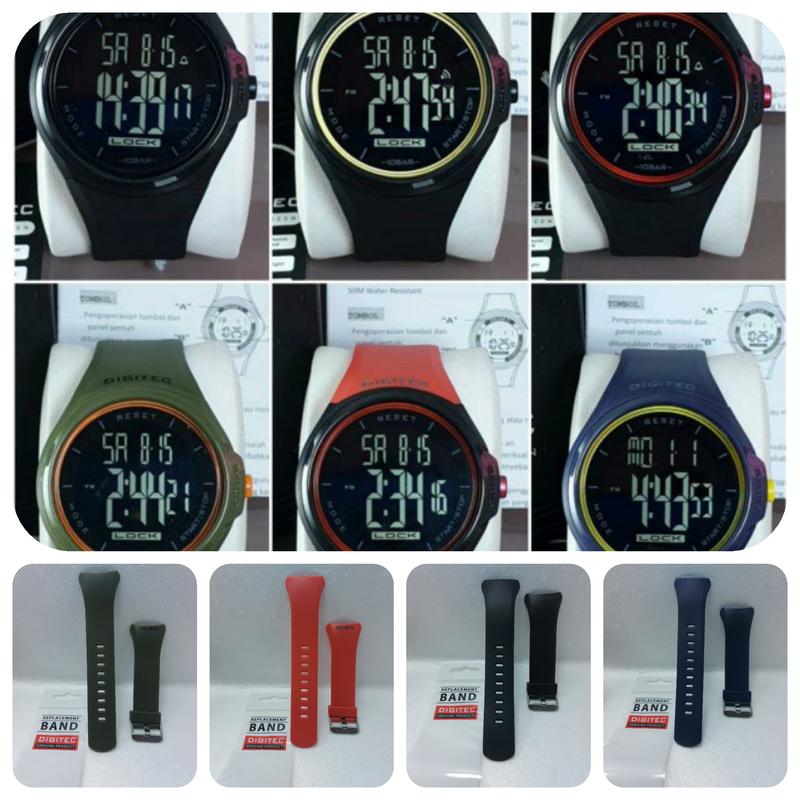 tali jam tangan digitec DA 3086 original pabrik - Shop | Tokopedia