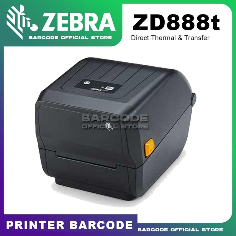 Printer Barcode Zebra ZD888 Print Label Stiker Thermal Semicoated ...