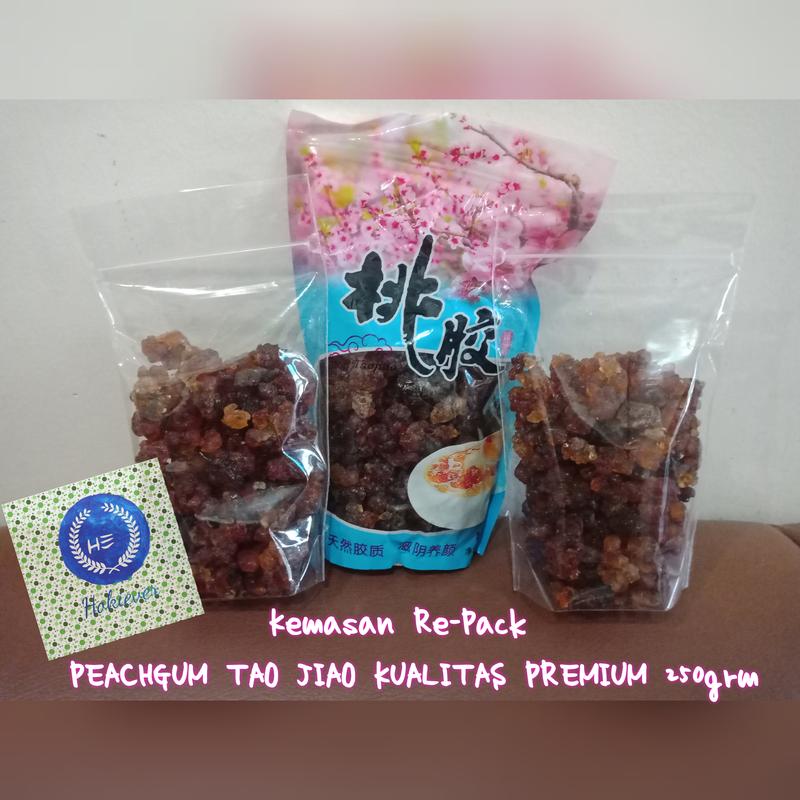 PEACH GUM TAO JIAO PREMIUM QUALITY RE-PACK 250grm - Shop | Tokopedia