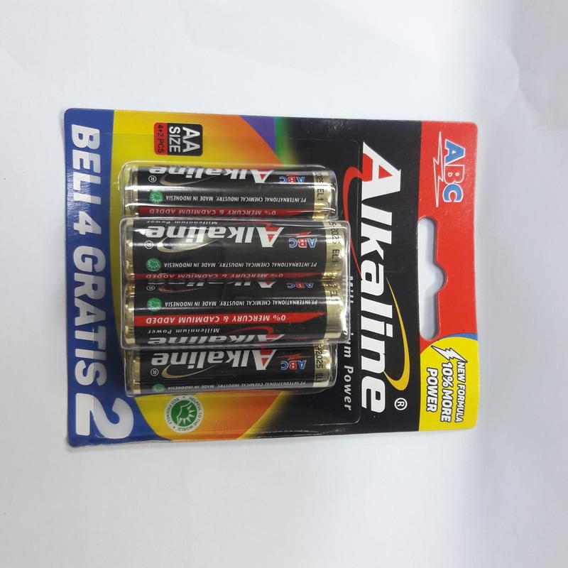 baterai abc alkaline A2 isi ( 4+2 ) - Shop | Tokopedia