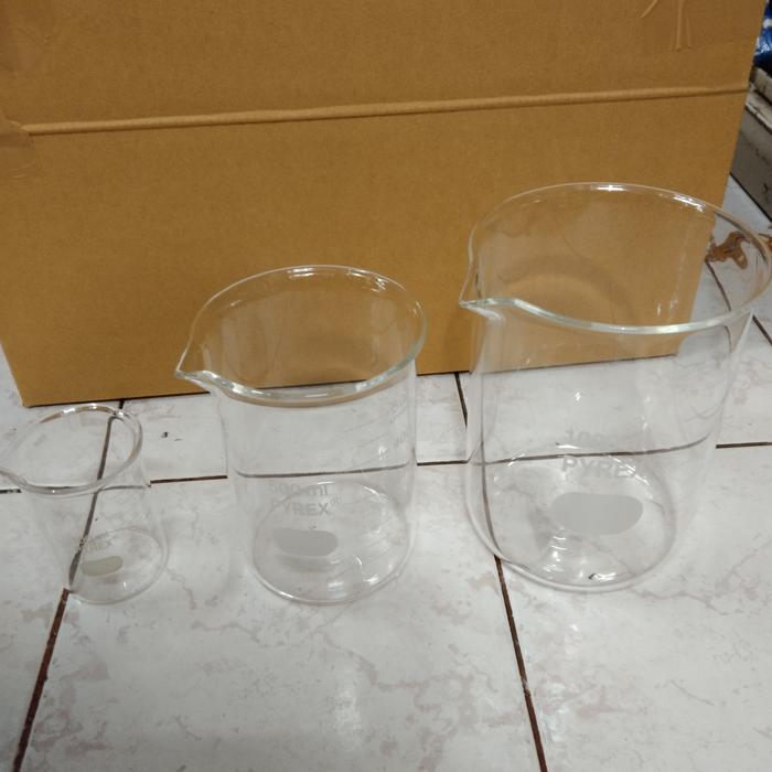 Jual beaker glass 2000ml pyrex - tanpa streoform - Jakarta Barat ...