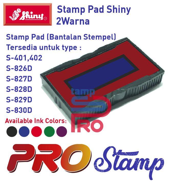 Jual Replacement Ink Pad Shiny / S-401, S-826D, S-827D,S-828D,S-829D,S ...
