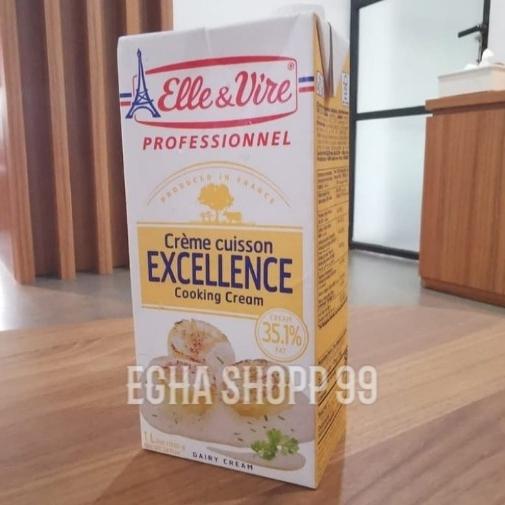 Elle & vire excellence cooking cream 1lt 1 - Shop | Tokopedia