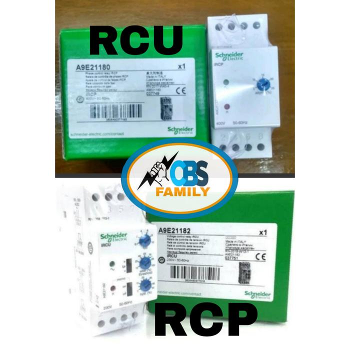 Jual Schneider Relay Kontrol Fase RCP A9E21180 400V / Pengaman Motor ...