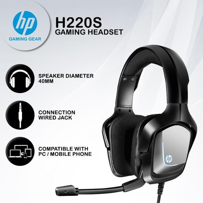 Jual Headset Gaming HP H220S - Mobile / PC Headset With Single Jack ...