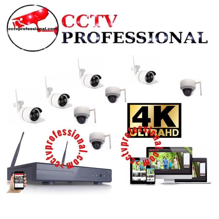 Jual PAKET CCTV MR PRO 8 IP CAMERA SUARA 5MP WIRELESS IN OUT LENGKAP ...