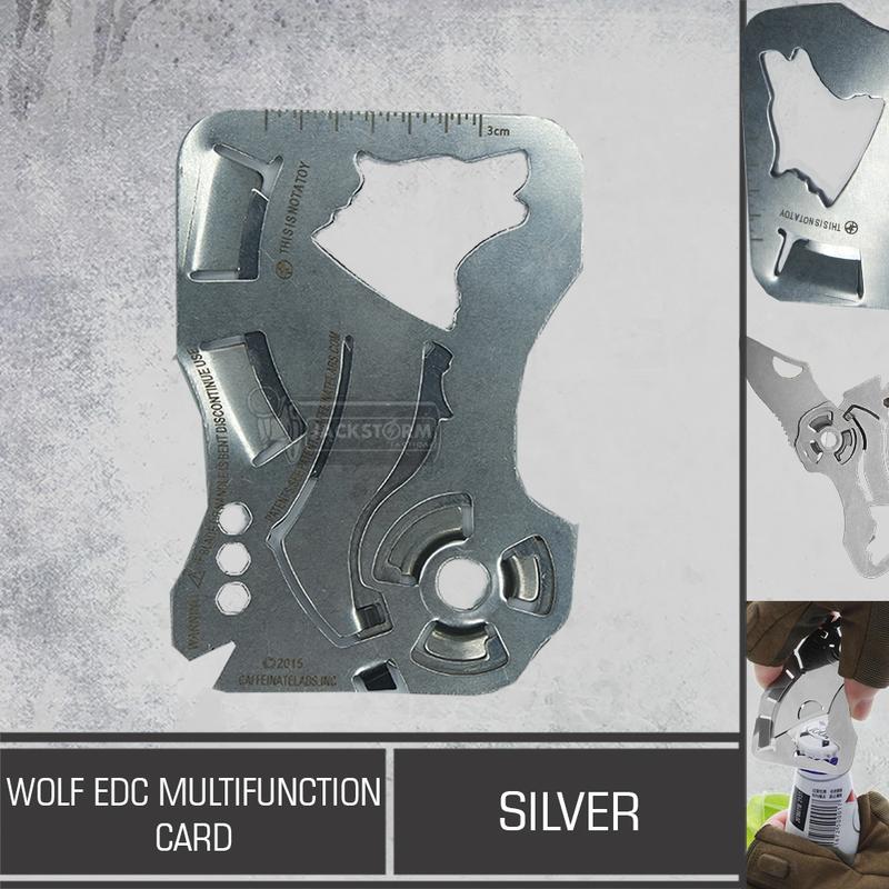 Wolf EDC Multifunctional Card - Shop | Tokopedia