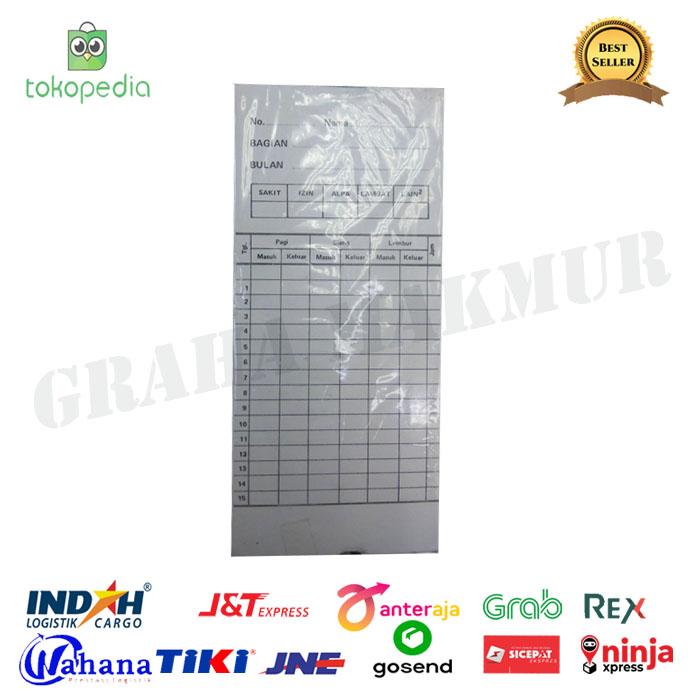 Kartu absen polos - Shop | Tokopedia