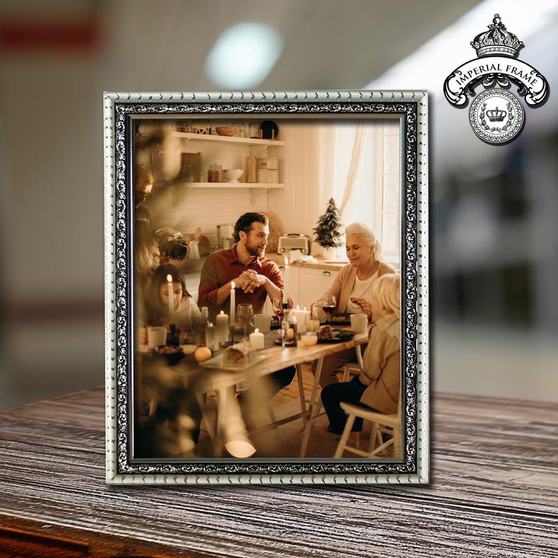 Bingkai Frame Figura Foto 10R ( 20x25 cm ) silver / gold - Shop | Tokopedia