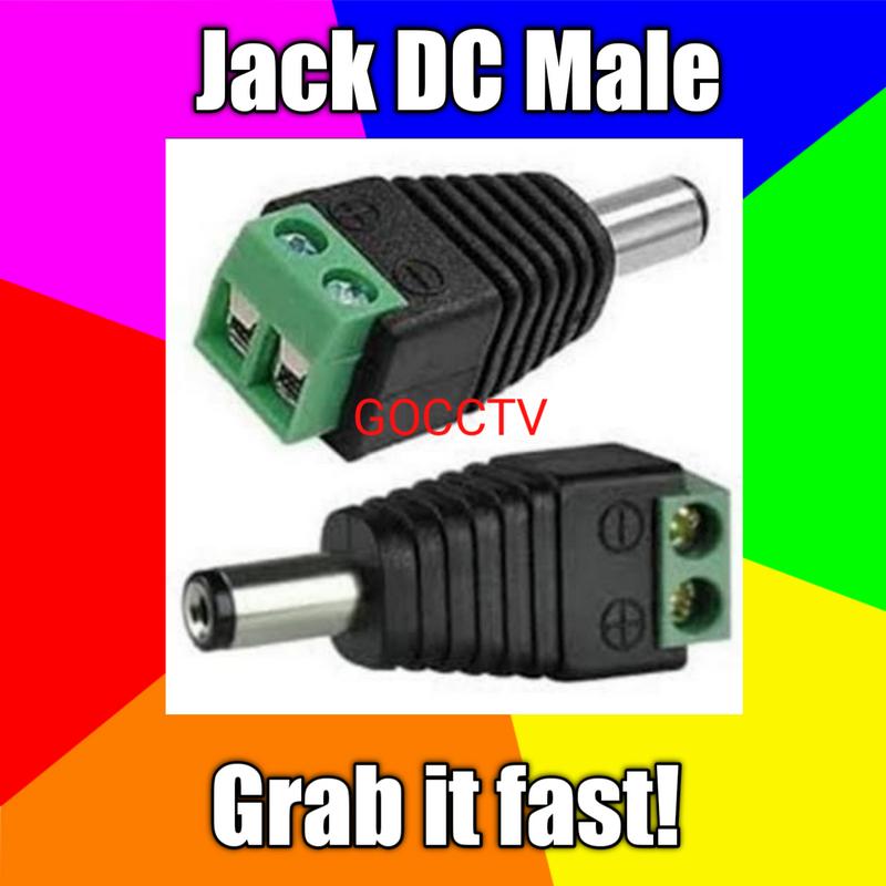 Konektor Jack DC male CCTV - Shop | Tokopedia