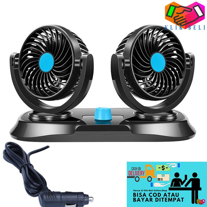 [KBM] Kipas Angin Mobil Ganda 12V Mitchell Car Fan - Shop | Tokopedia