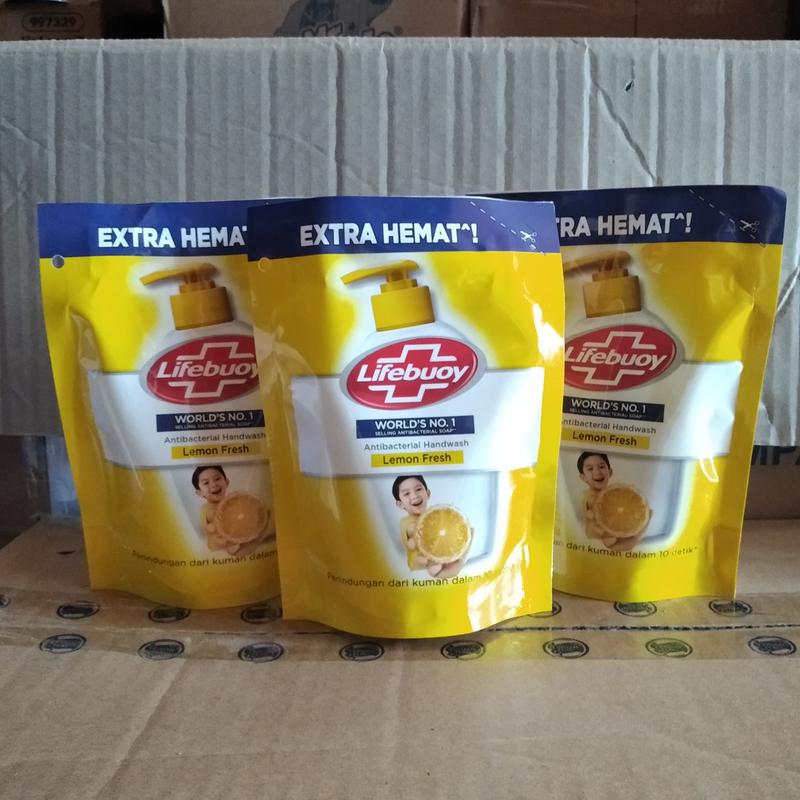 LIFEBUOY HAND WASH lemon fresh 180ml Sabun Cuci Tangan kuning 180 ml ...
