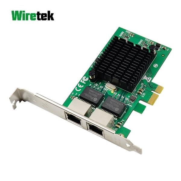 PCI Express LAN Dual Gigabit Ethernet NIC WIRETEK - Shop | Tokopedia