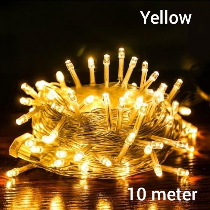 LAMPU TUMBLR LED KUNING - LAMPU NATAL - LAMPU HIAS WARNA KUNING - Shop ...