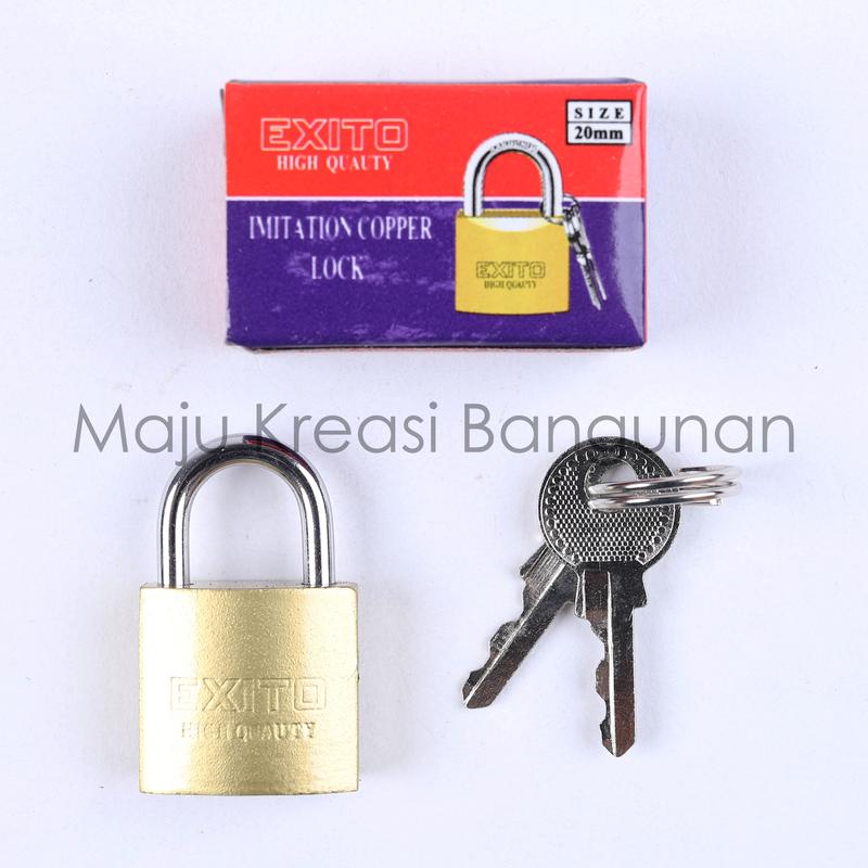 Gembok 20mm Kecil Mini Tas Kotak Koper Luggage Padlock Lemar - Shop ...
