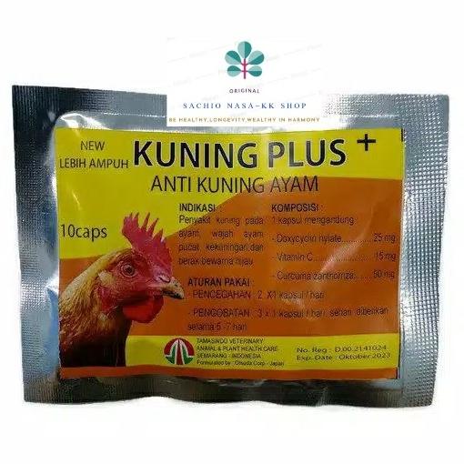 KUNING PLUS Ayam Isi10Kapsul Obat Anti Kuning Ayam Tamasindo - Shop ...