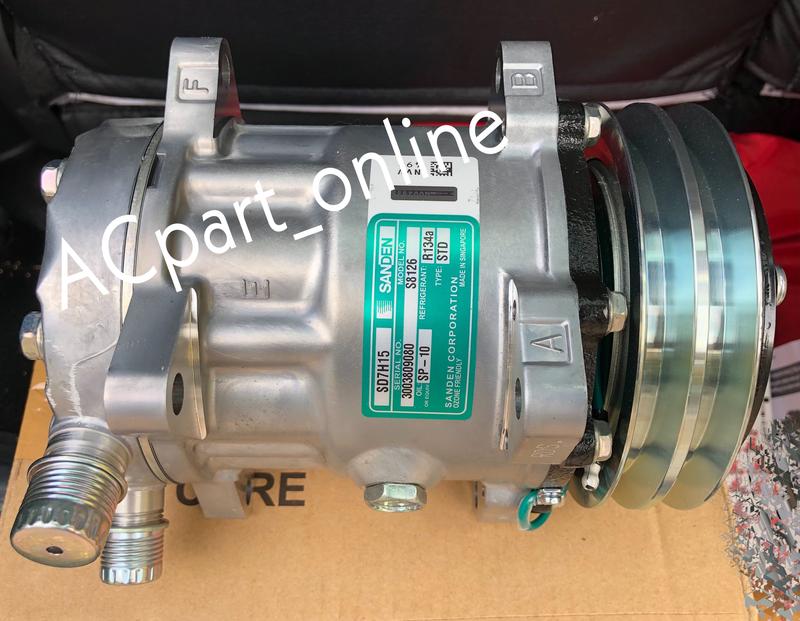 Compressor kompresor ac mobil SANDEN ORi SD708-SD7H15 -24volt - Shop ...