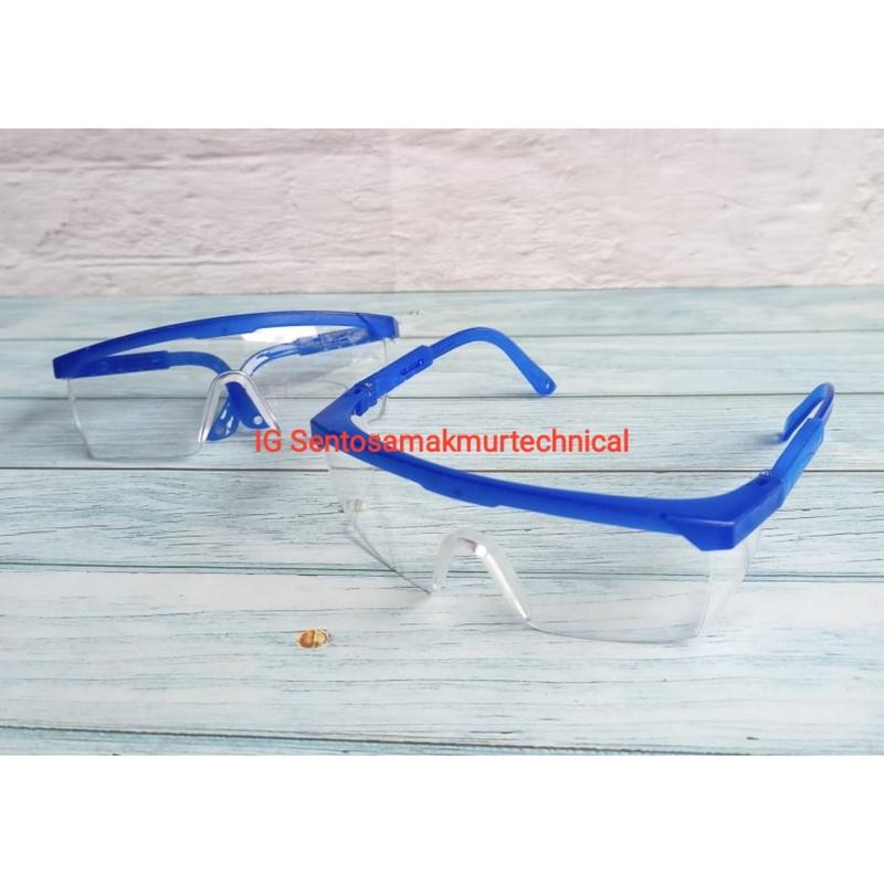 Kacamata Las Bening / Kacamata safety putih clear - Shop | Tokopedia