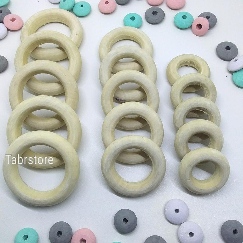 Ring Kayu 3 Ukuran tanpa sambungan | Wooden Ring | Ring macrame | Ring ...