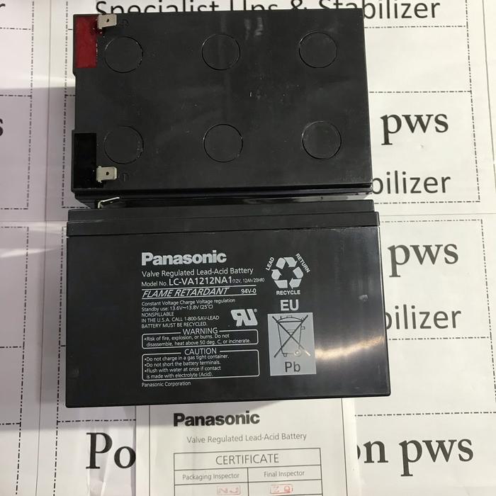 Jual Aki Baterai kering panasonic LC-RA1212NA1 Aki 12V 12Ah - CSB 12V ...